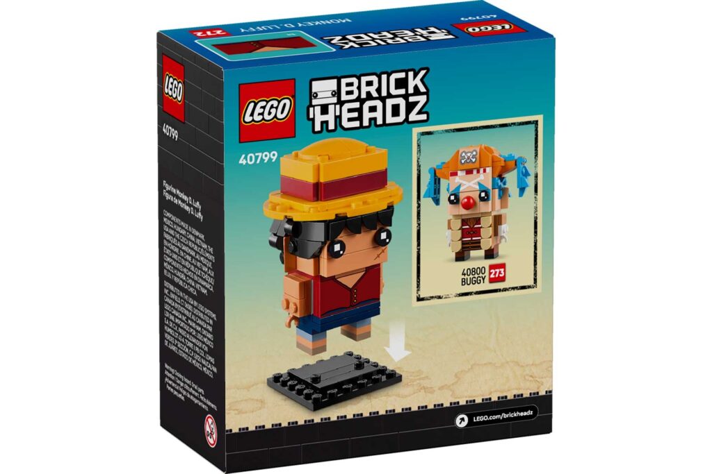 LEGO 40799 One Piece Monkey D. Luffy figuur - Brickspoint