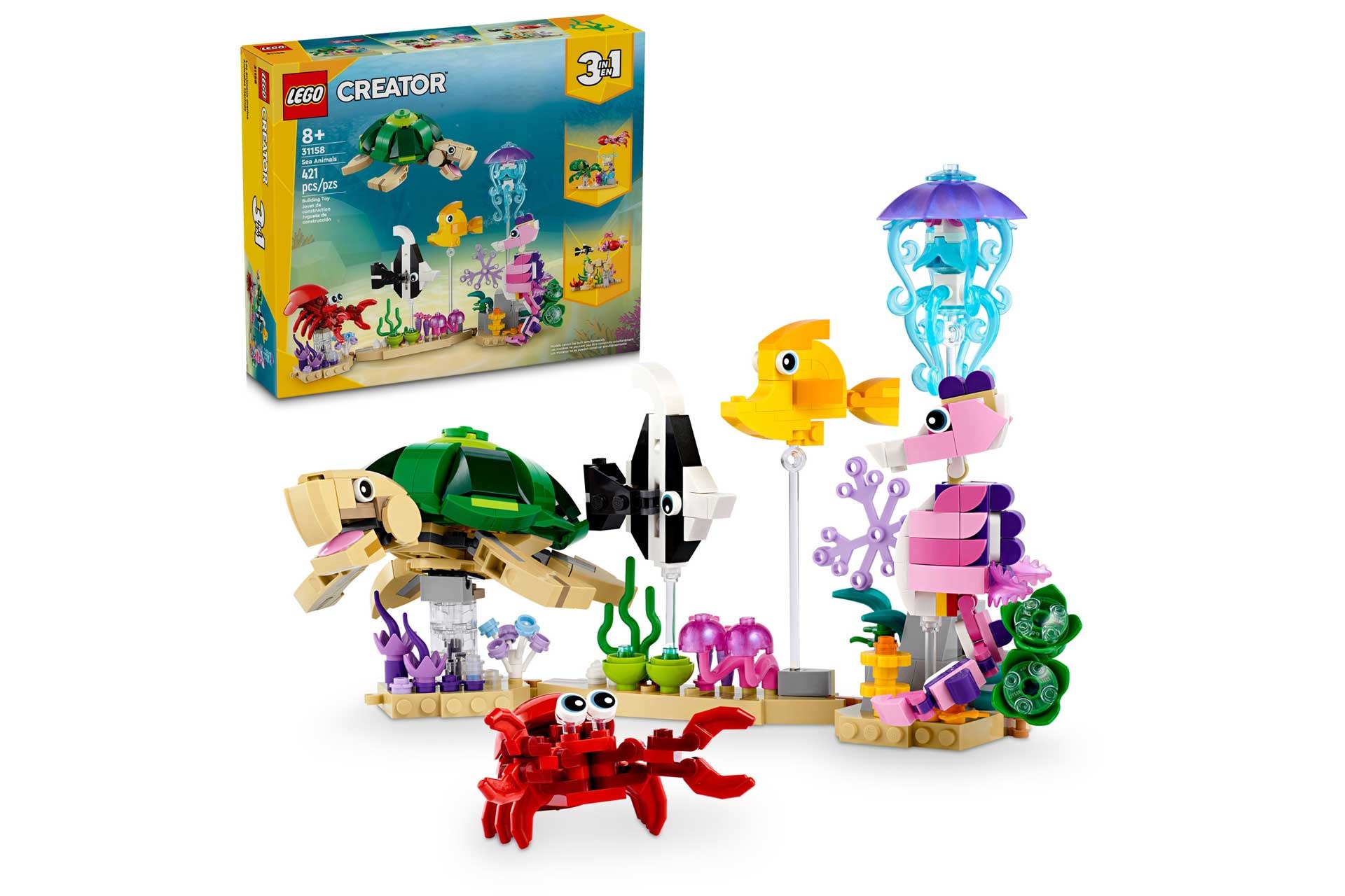 LEGO 31158 Creator 3-in-1 Zeedieren - Brickspoint