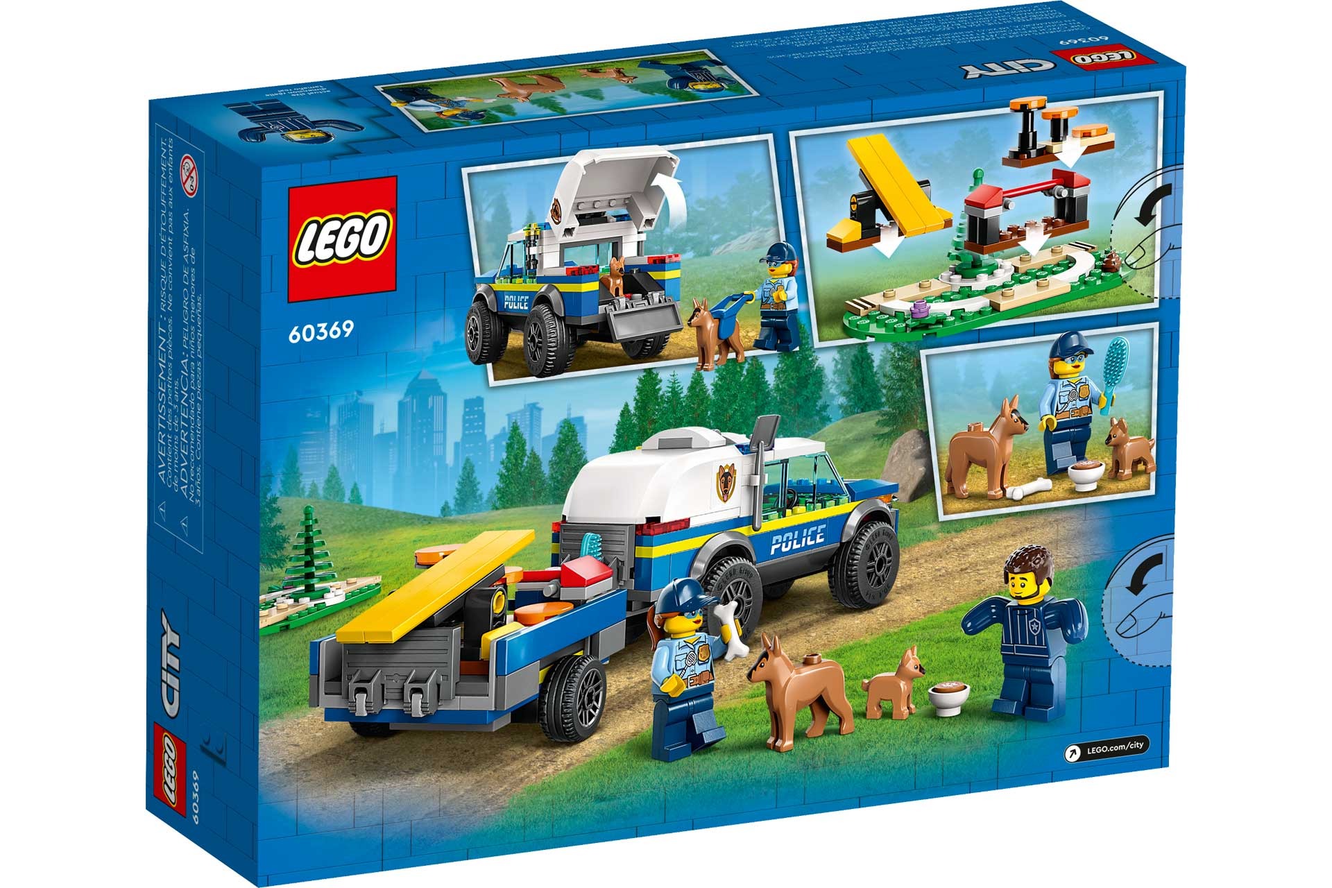 LEGO 60369 City Mobile Police Dog Training - Brickspoint